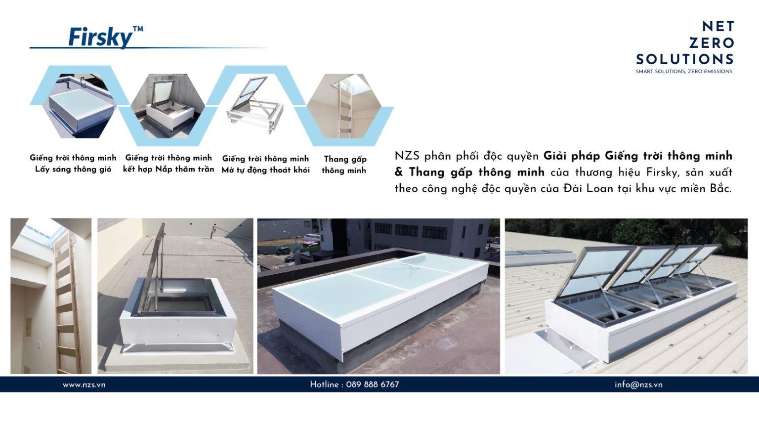 Mái che giếng trời thông minh: Giải pháp lấy sáng thông gió hiệu quả - Net Zero Solutions | NZS.VN
